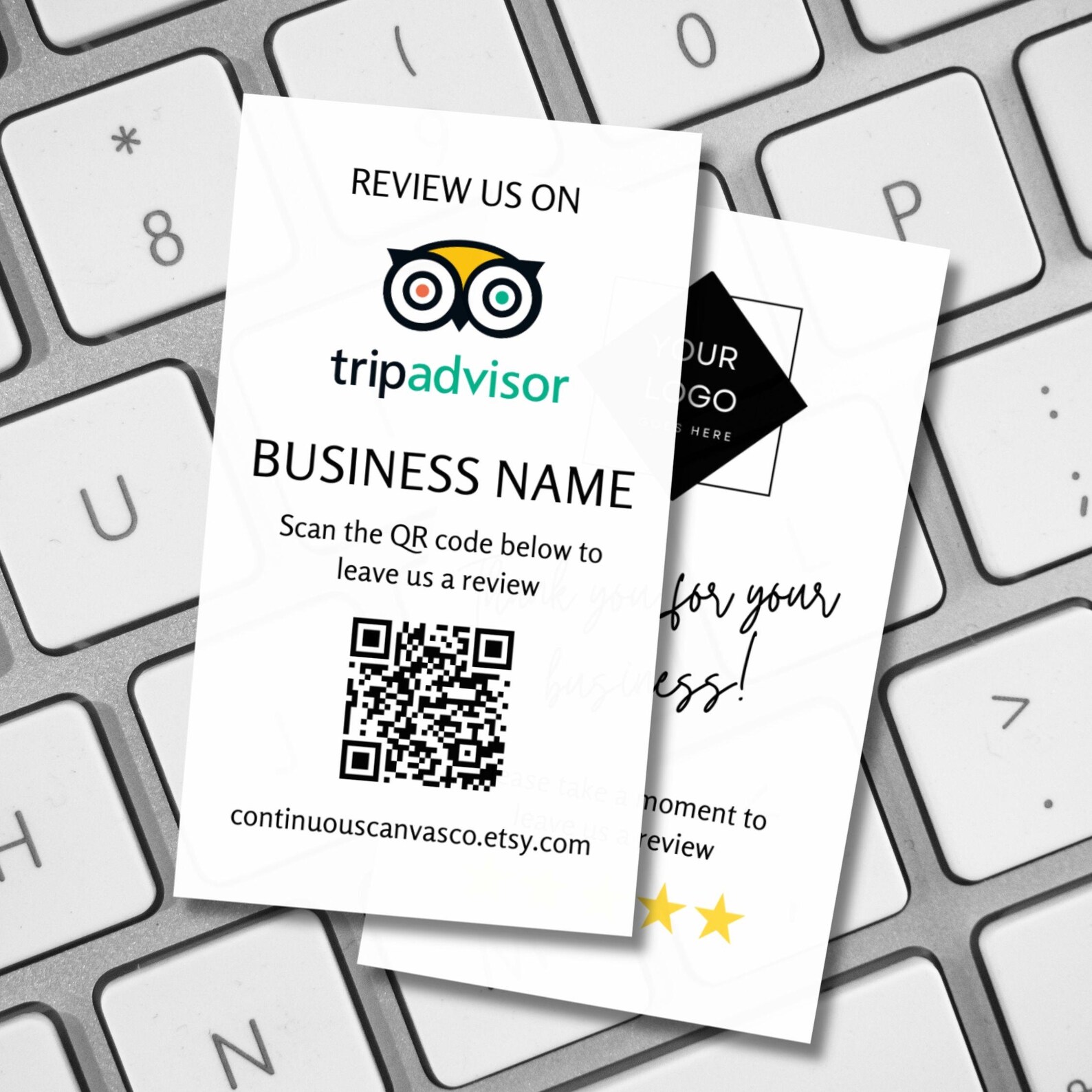 Editable Tripadvisor Review Card Template Printable Customer Feedback ...