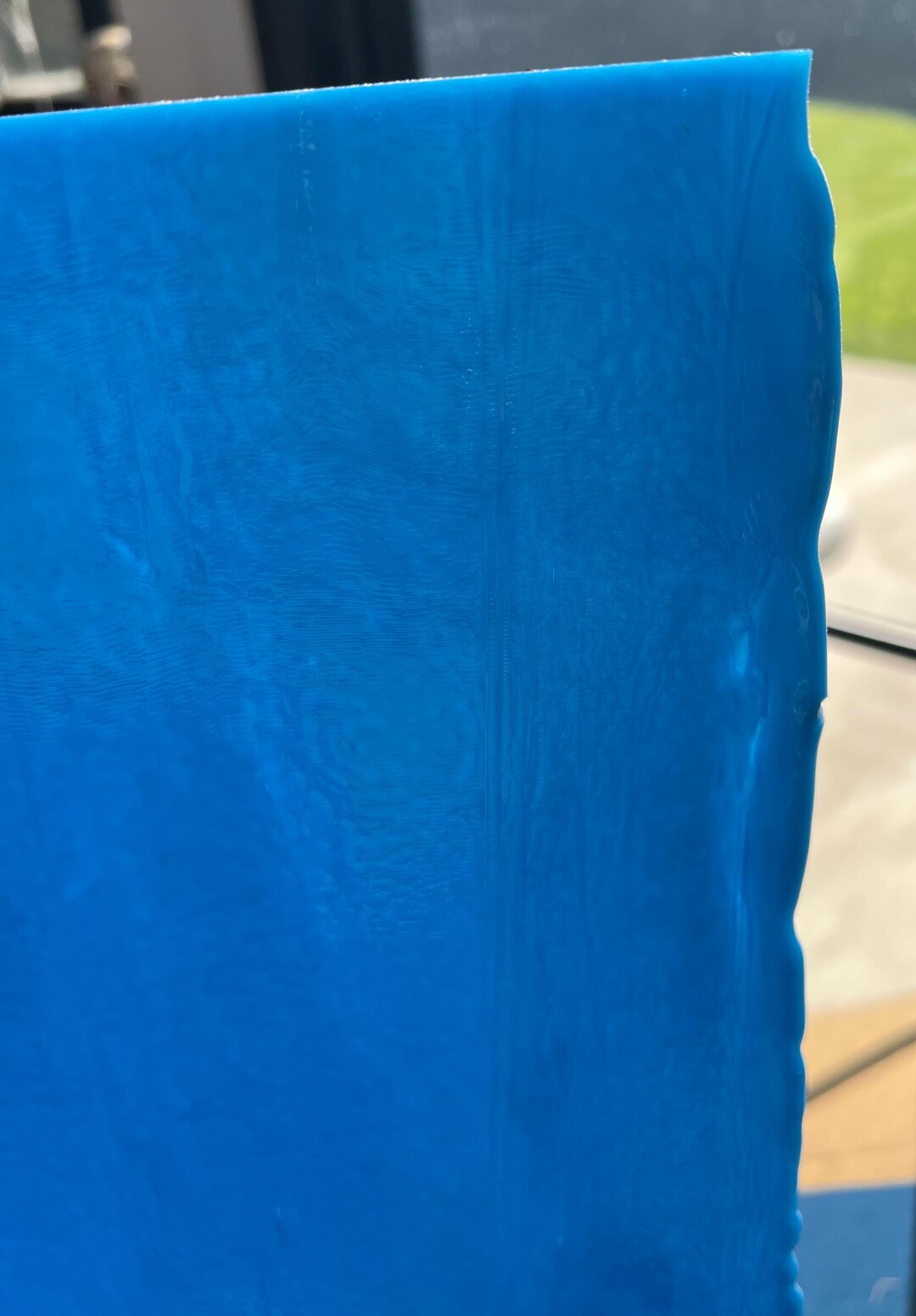 Egyptian Blue Opaque Glass Bullseye COE 90 3mm Fusible or Stained Glass ...