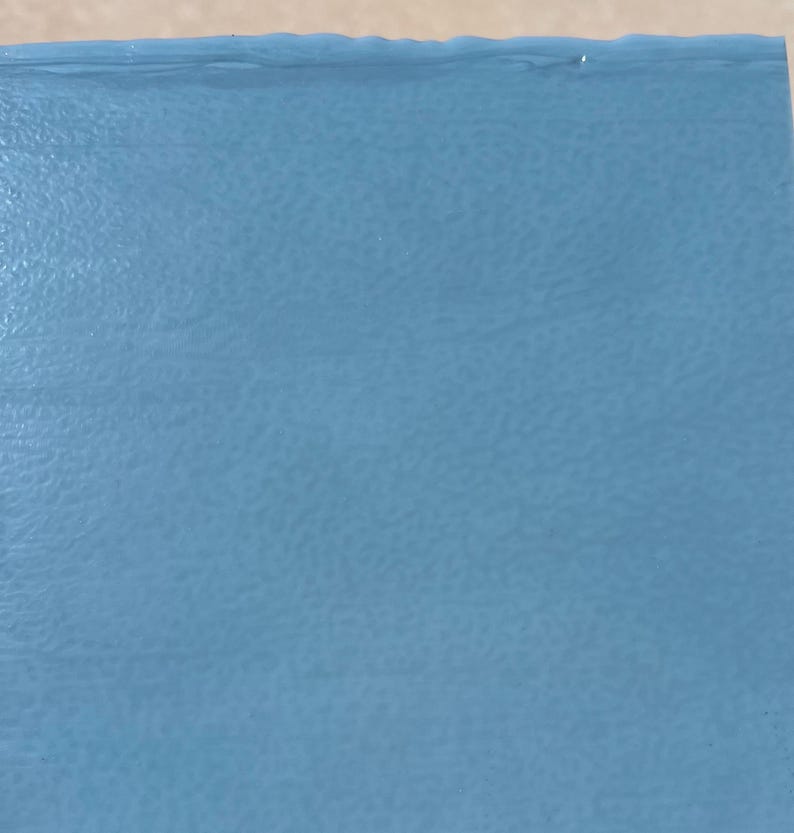 Powder Baby Blue Glass Bullseye 90 COE Opaque 3mm Stained Glass Mosaic ...