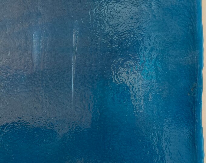 Morrocan Blue Opaque Glass Bullseye COE 90 Fusible or Stained Glass ...