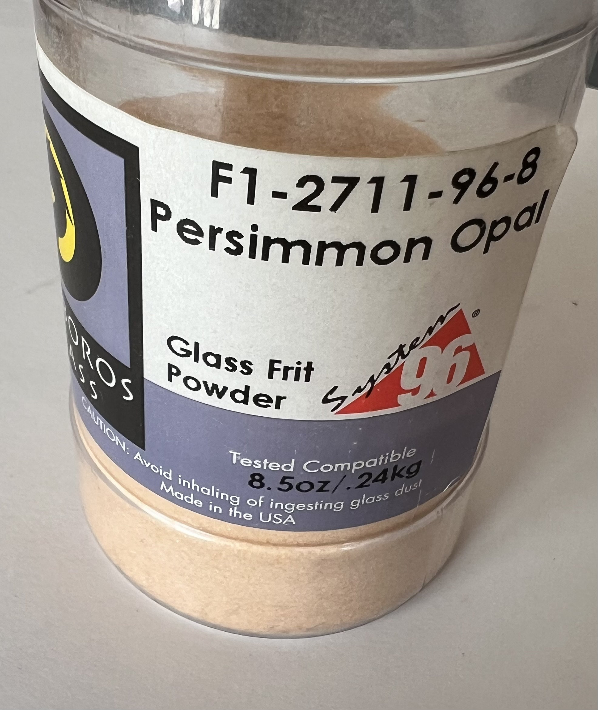 Frit Persimmon Opal Powder 96 COE 4 Oz Fusing - Etsy
