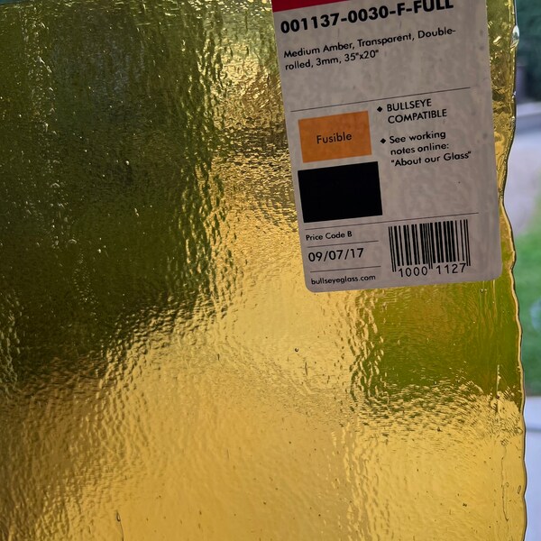 Amber Stained Glass Sheets - Etsy