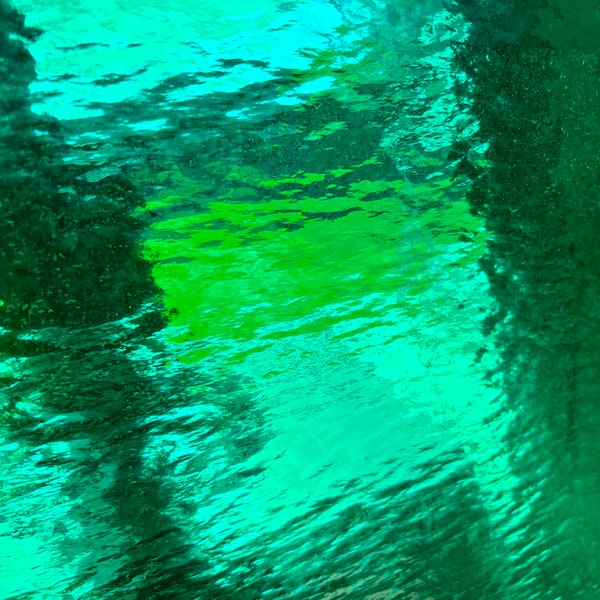 Aqua Stained Glass - Etsy