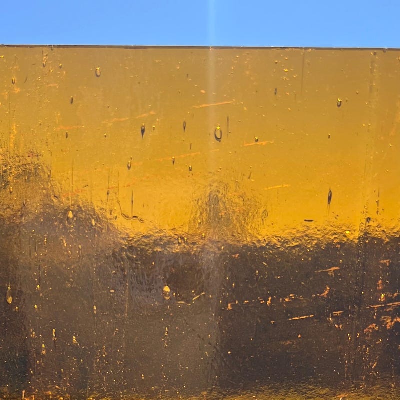Amber Textured Glass - Etsy