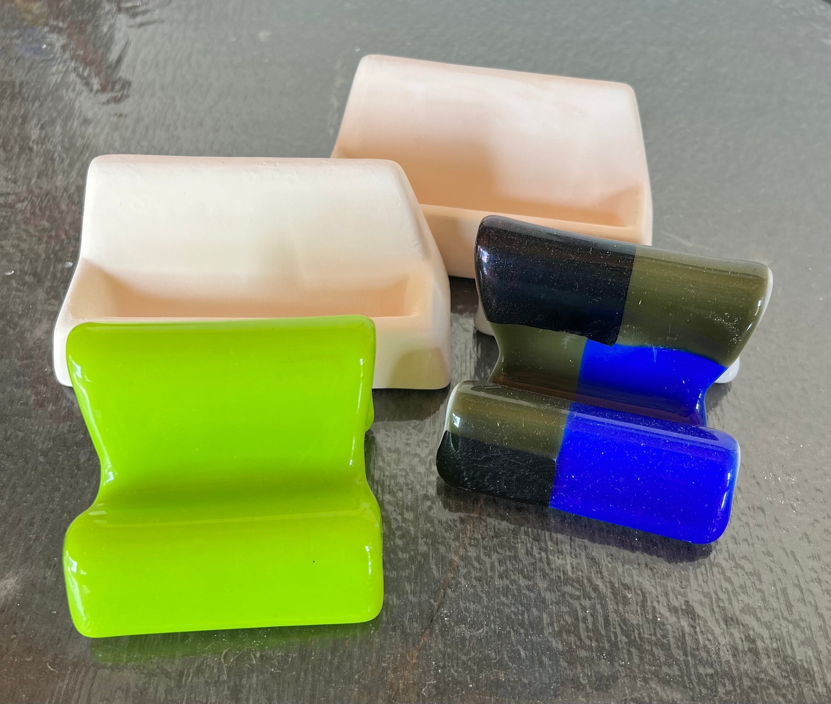 Drape Glass Mold Business Card Holder Kiln-washed for Slumping Glass - Etsy