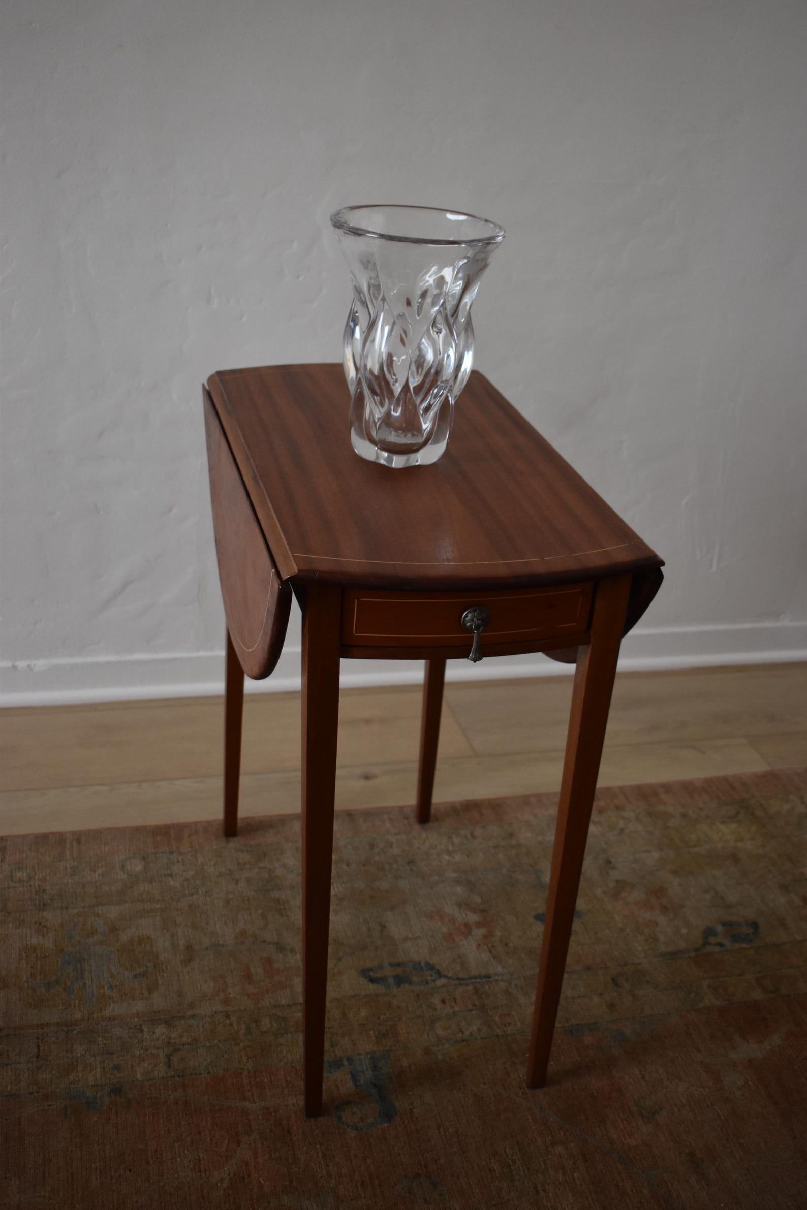 1930s Art Deco Expandable Inlay Side Table - Etsy