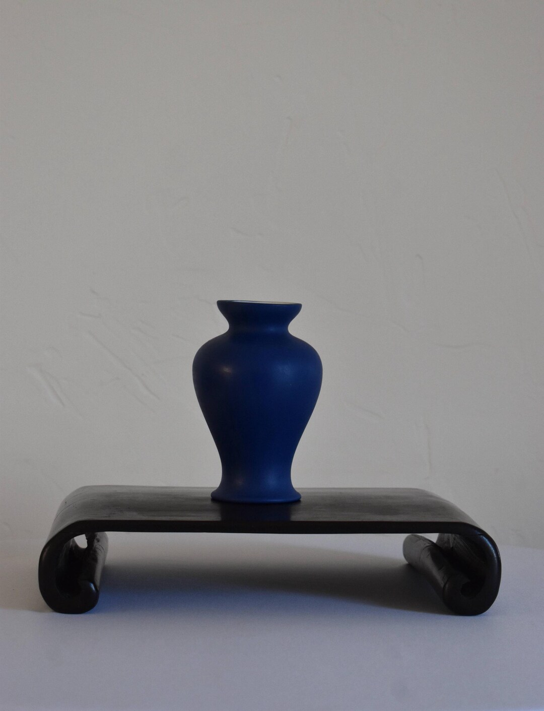 Cerulean Blue Ceramic Vase - Etsy