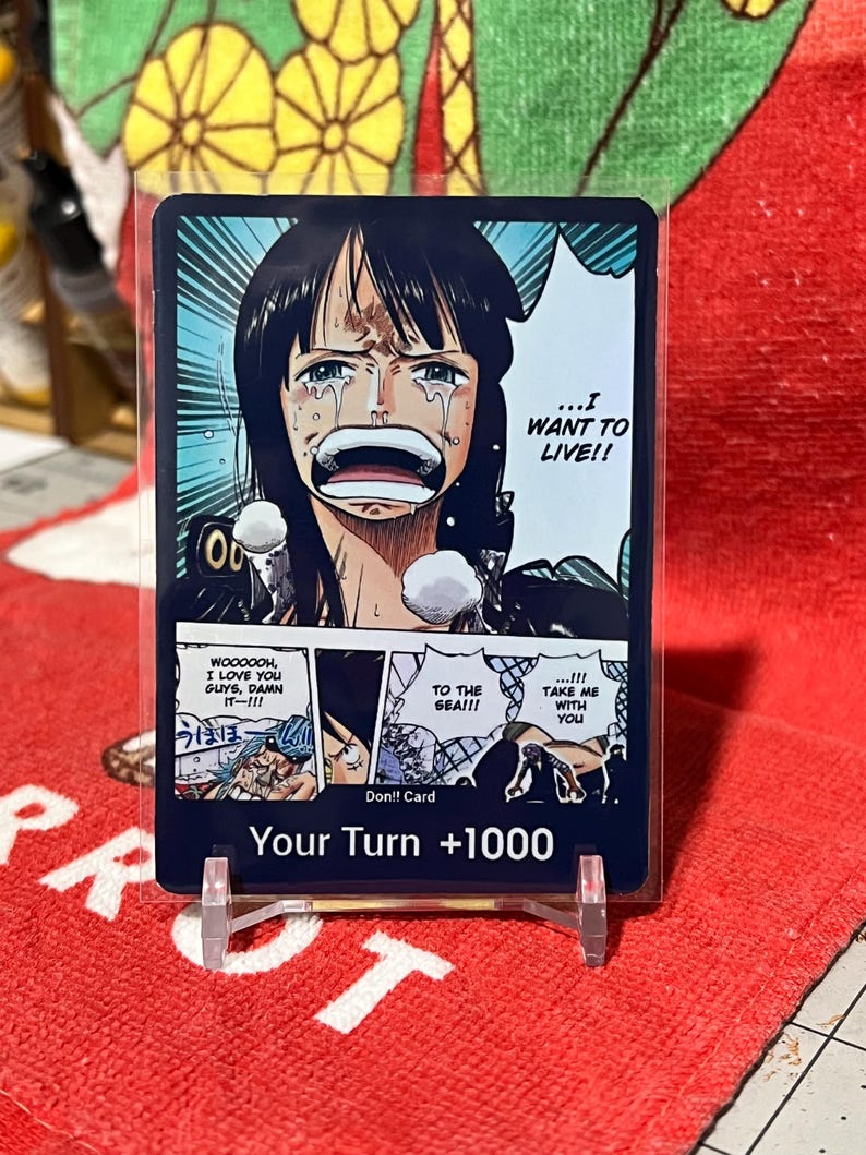 One Piece TCG Custom Don!! Card Nico Robin - Etsy