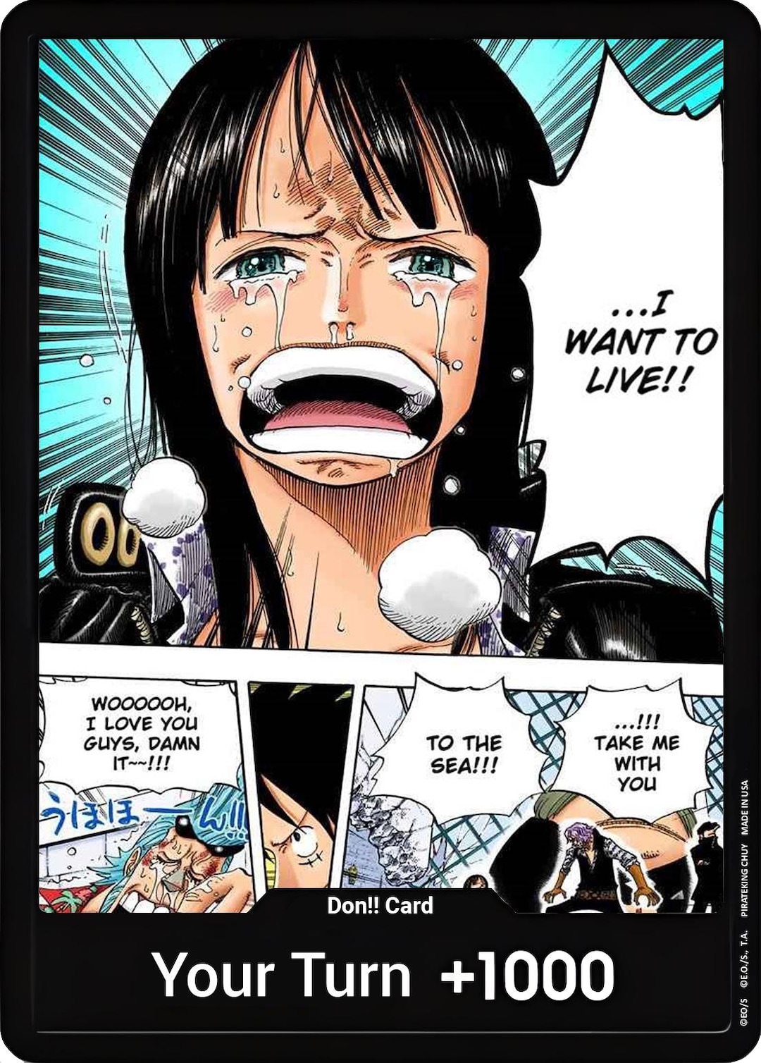 One Piece TCG Custom Don!! Card Nico Robin - Etsy