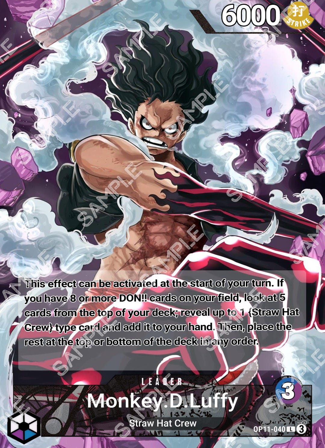 One Piece TCG Custom Leader!! OP-11 Leaders (various Models) - Etsy