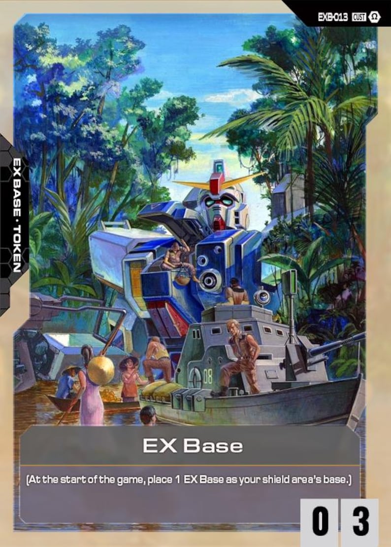 Gundam TCG Custom Cards GD 02! EX Bases Wave 2 (various Models) - Etsy