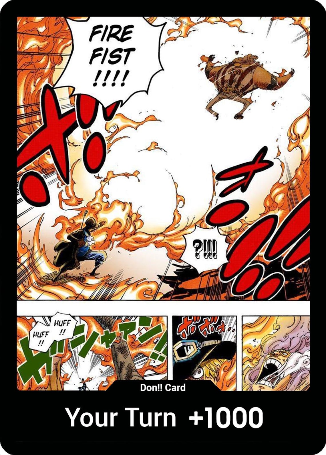 One Piece TCG Custom Don Card Sabo Fire Fist - Etsy