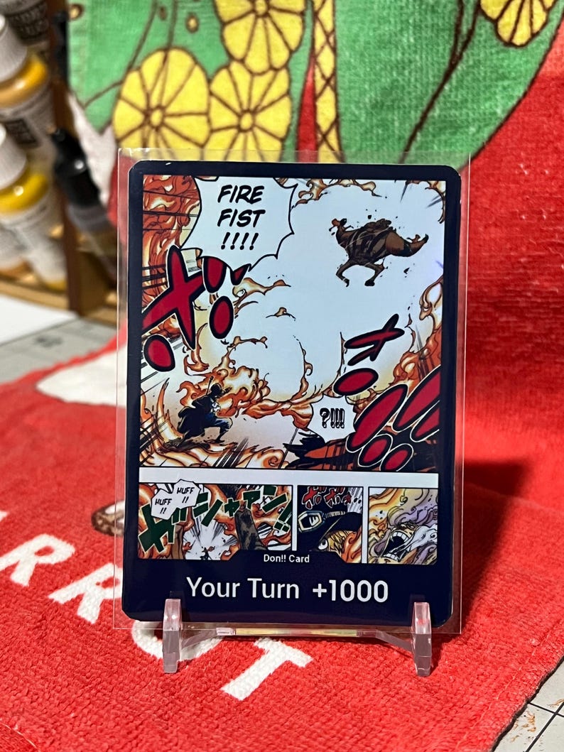 One Piece TCG Custom Don Card Sabo Fire Fist - Etsy