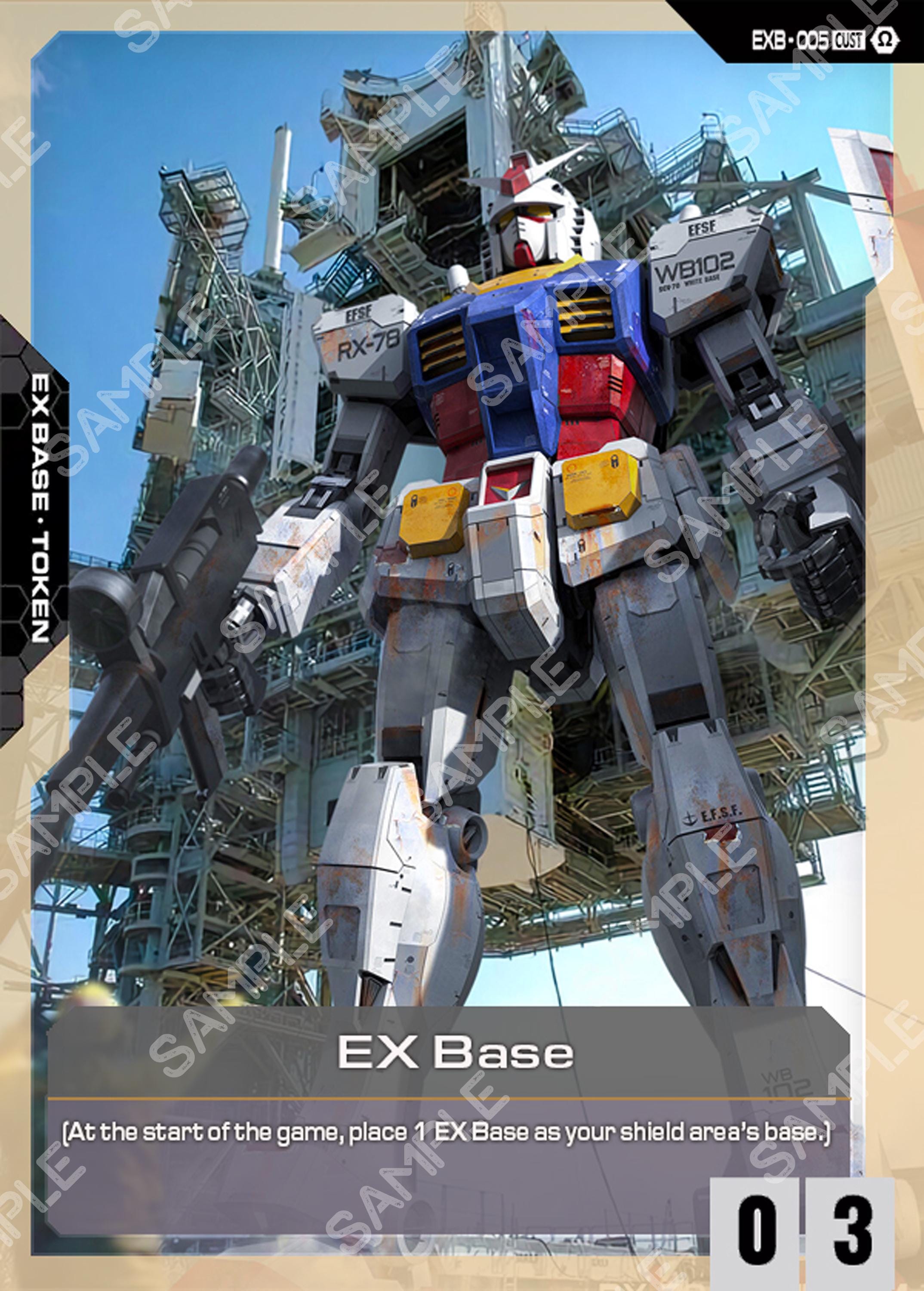 Gundam TCG Custom EX BASE! Card (various Models) - Etsy