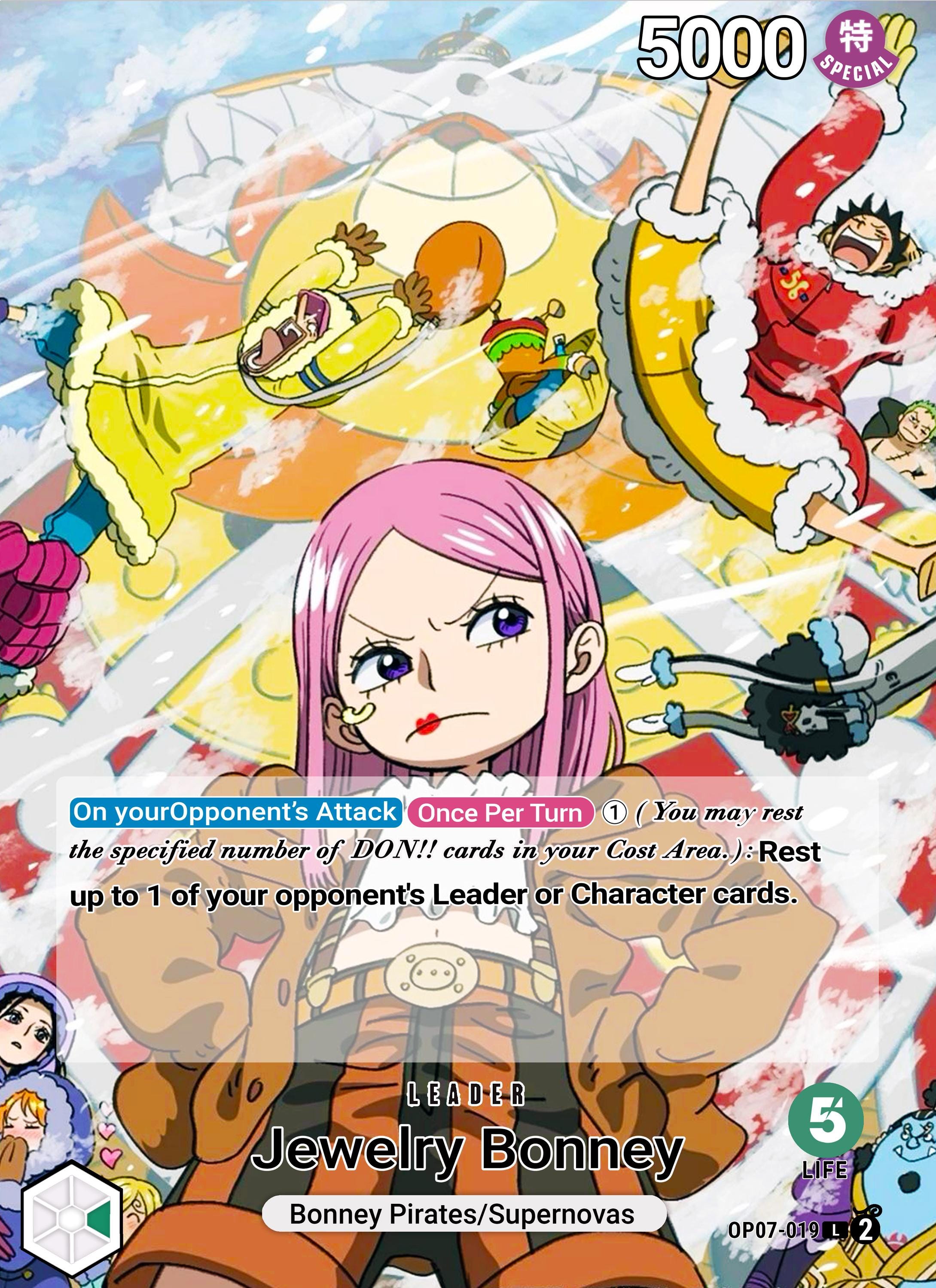 One Piece TCG Custom Leader!! Jewelry Bonney Chibi - Etsy