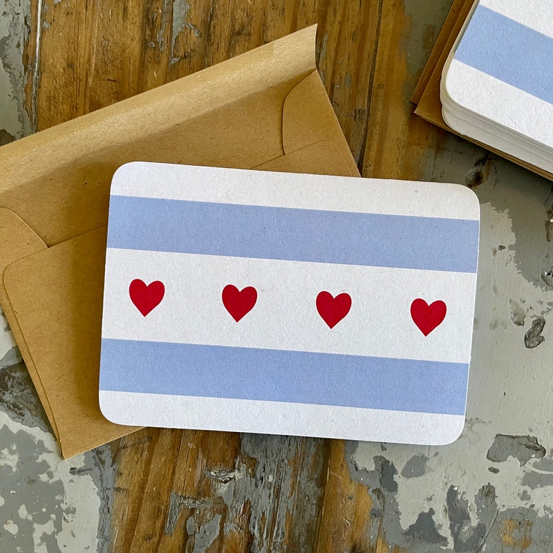 Chicago Card - Etsy