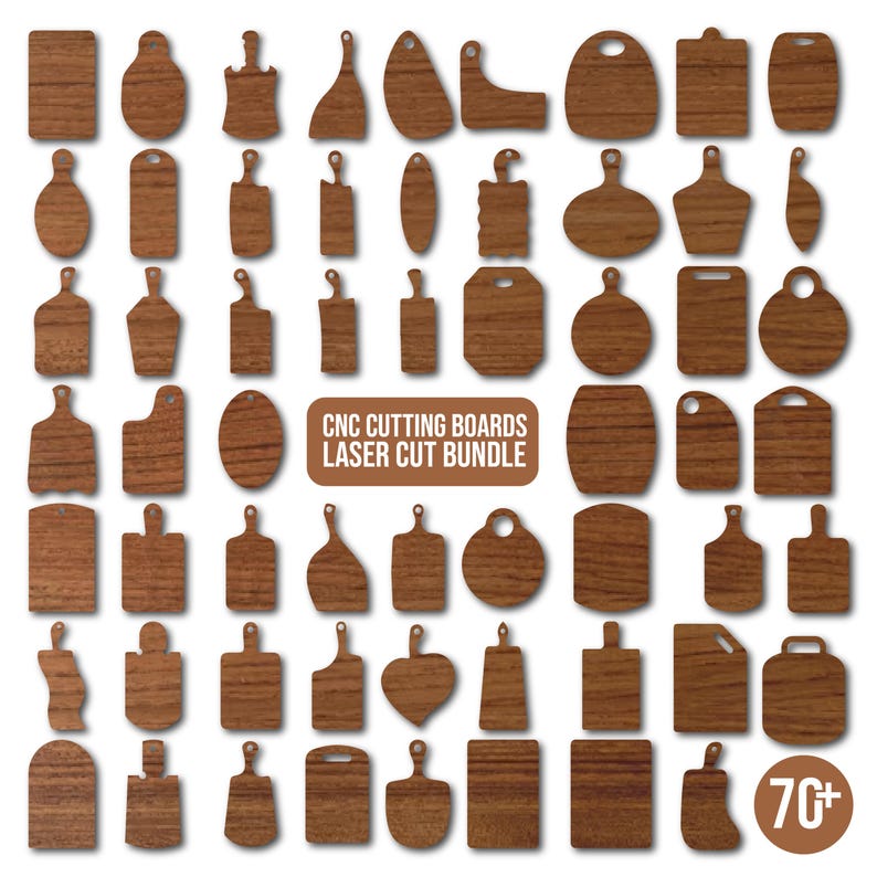 CNC Cutting Board SVG Files, Laser Cut & Router Designs, DXF Templates ...