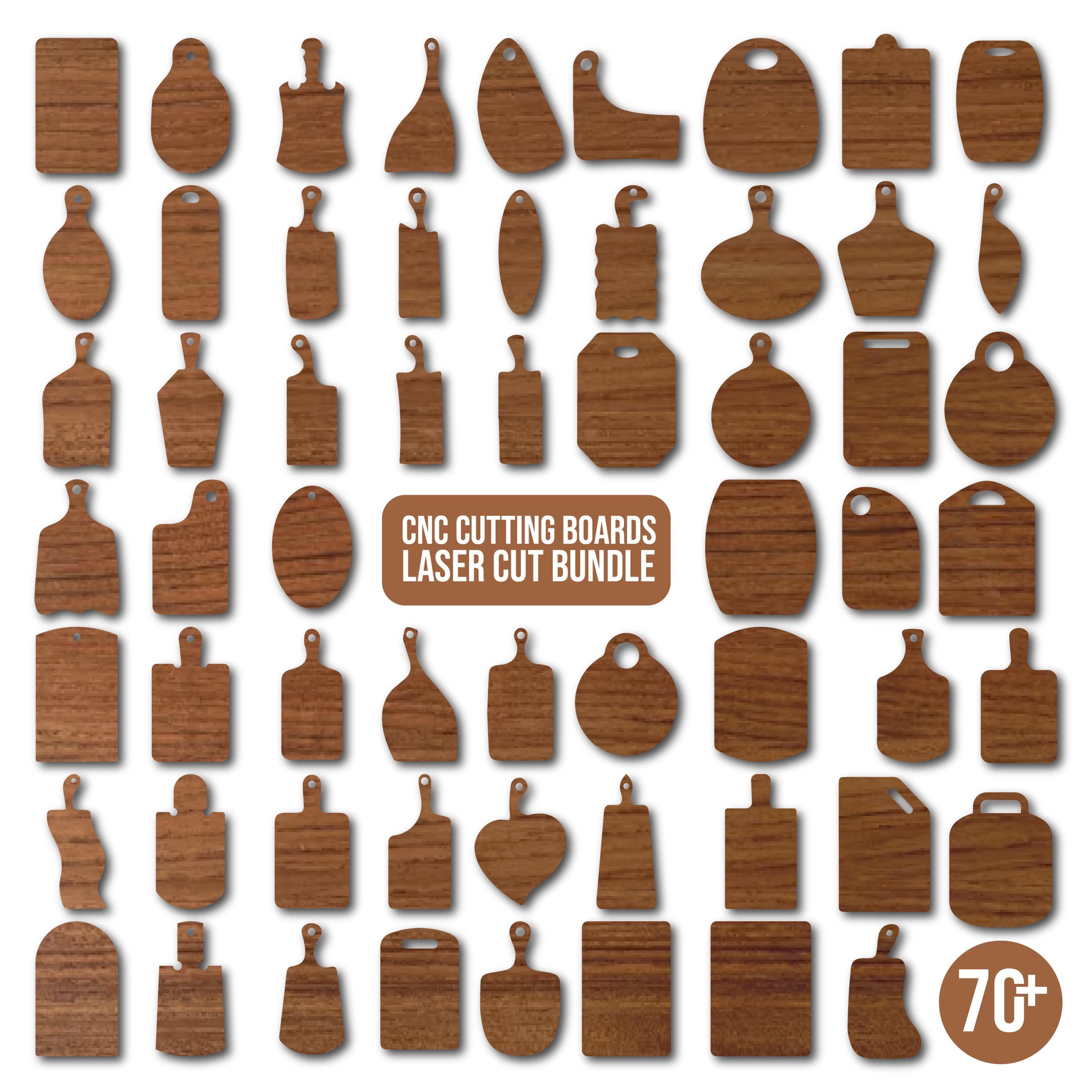 CNC Cutting Board SVG Files, Laser Cut & Router Designs, DXF Templates ...