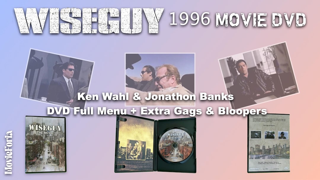 Wiseguy Movie DVD Ken Wahl Jonathon Banks Plus Extras - Etsy