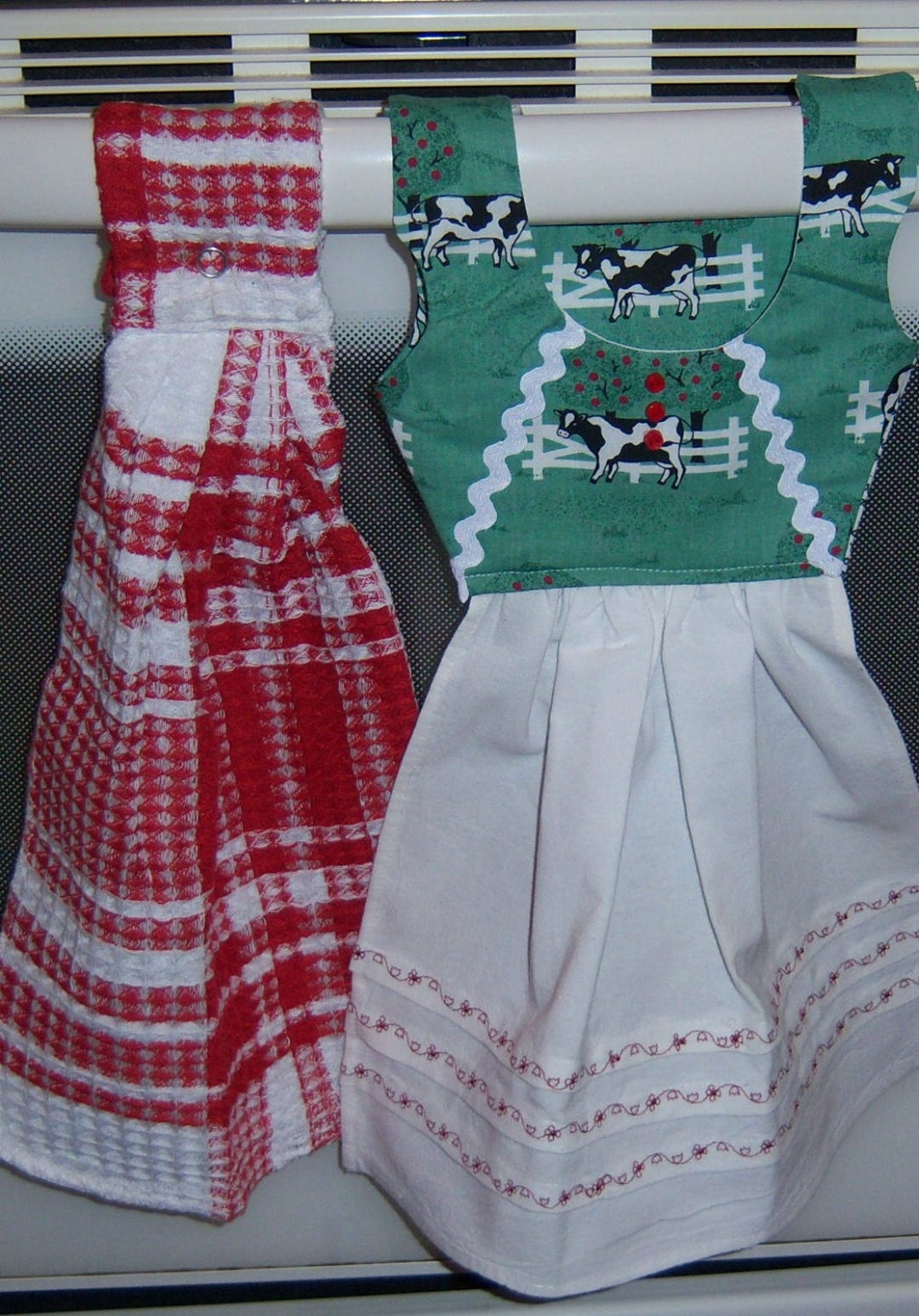Dish Towel Dress for Stove Handmade New - Etsy