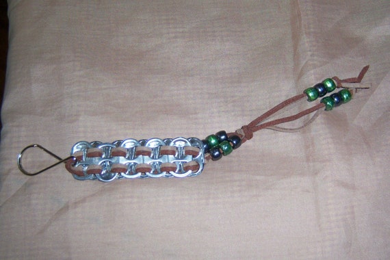 Suede Key Chains Made With Pop Can Tabs | Etsy