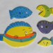X5 - FUNNY FISH Tiles - Ceramic Mosaic Tiles - Etsy