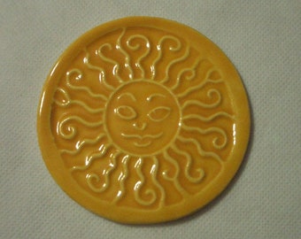 Mosaic Sun Tile | Etsy