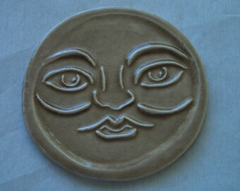 Moon Ceramic Tile - Etsy