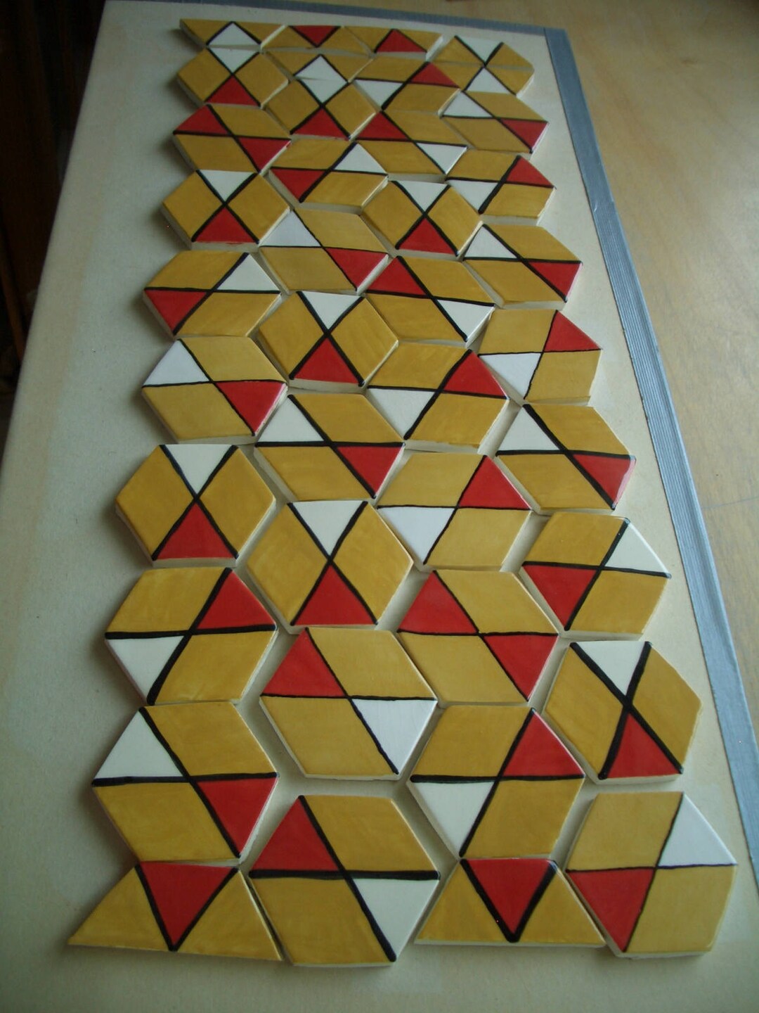 HEX - HEXAGONAL Color Block Ceramic Tile SET - Etsy