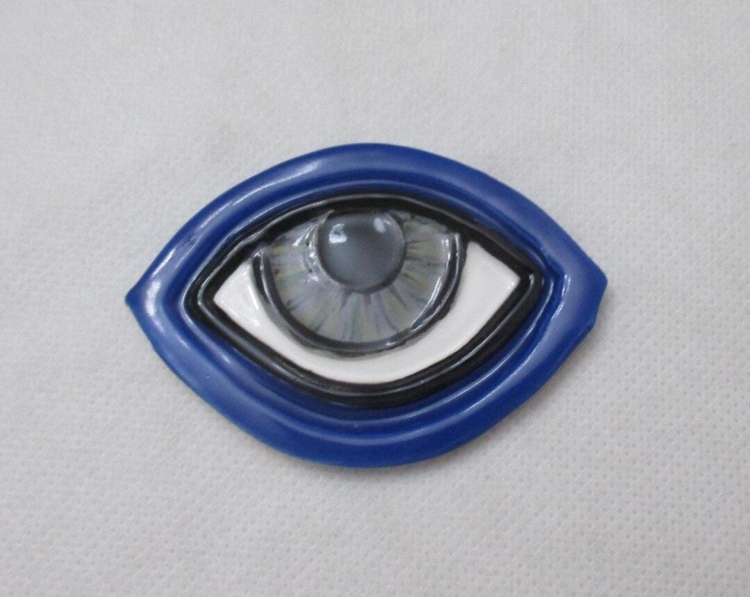 DB - WICKED EYE Stamped Tile - Ceramic Mosaic Tile - Etsy