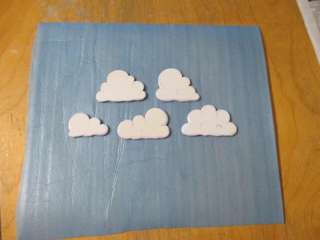 A - TILE CLOUDS - Ceramic Mosaic Tiles - Etsy