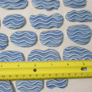 Bd26 WAVY PATTERN Ceramic Mosaic Tiles - Etsy