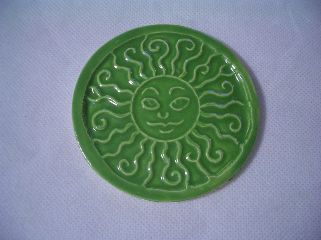 CL3 - Clover GREEN SUN - Ceramic Mosaic Tile - Etsy