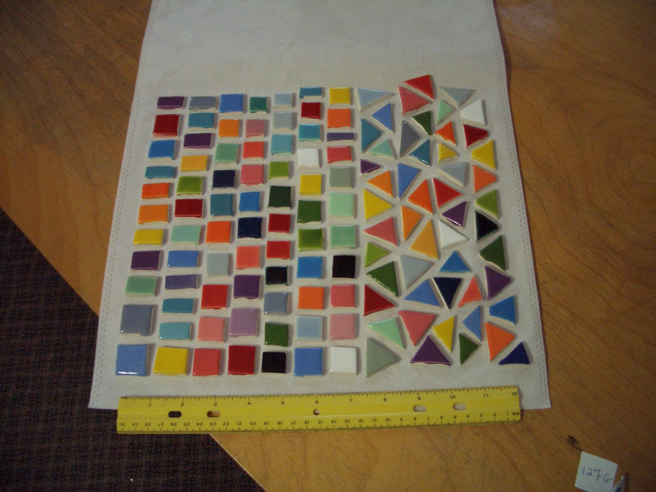 Ceramic Mosaic Tiles Fun 127G CHICKLETS 127 pcs COLORFUL Tiny Tiles ...