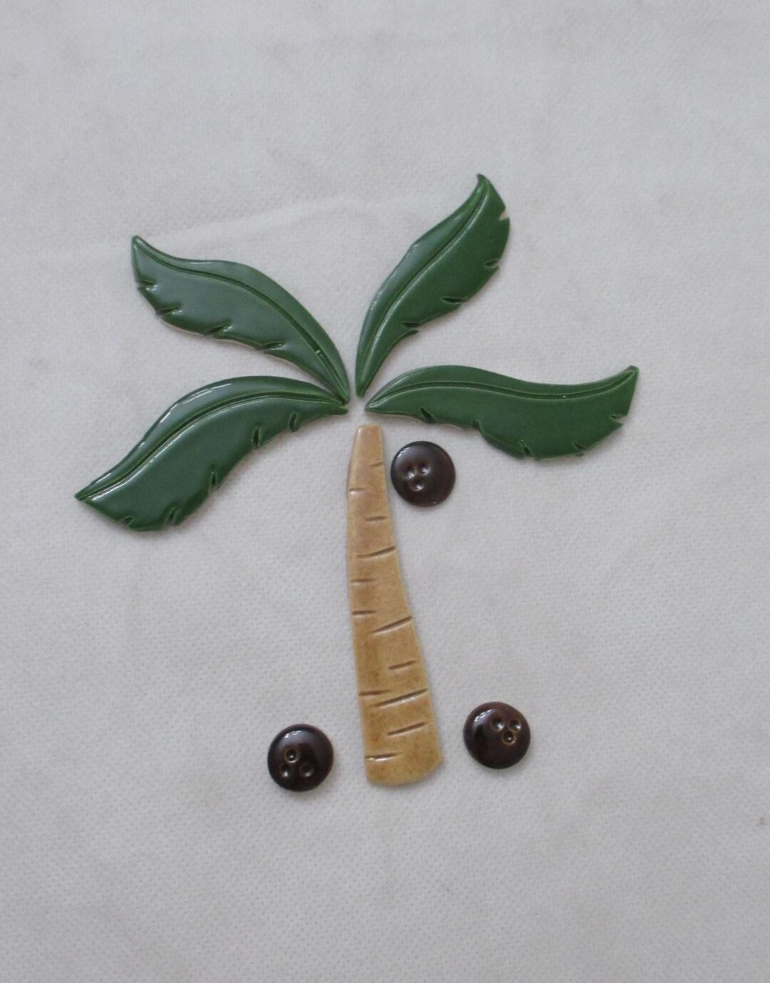 Ti - PALM TREE W Coconuts - Ceramic Mosaic Tiles - Etsy