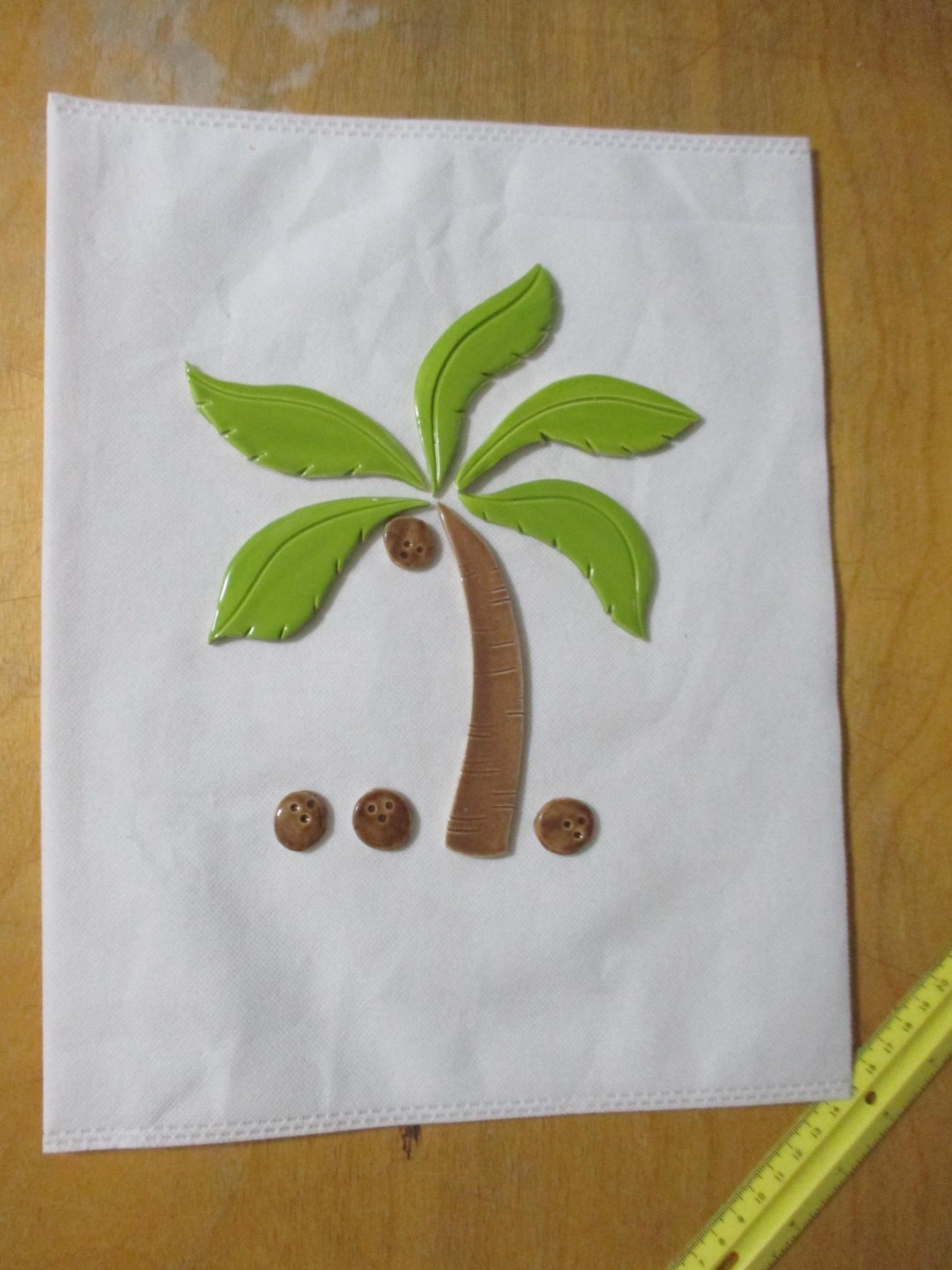 PQ - LG PALM Tree W Coconuts - Ceramic Mosaic Tiles - Etsy