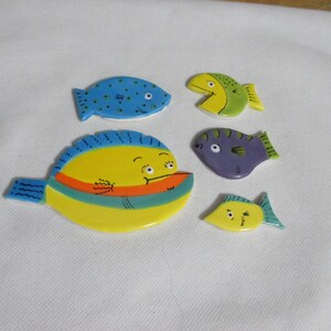 X5 - FUNNY FISH Tiles - Ceramic Mosaic Tiles - Etsy