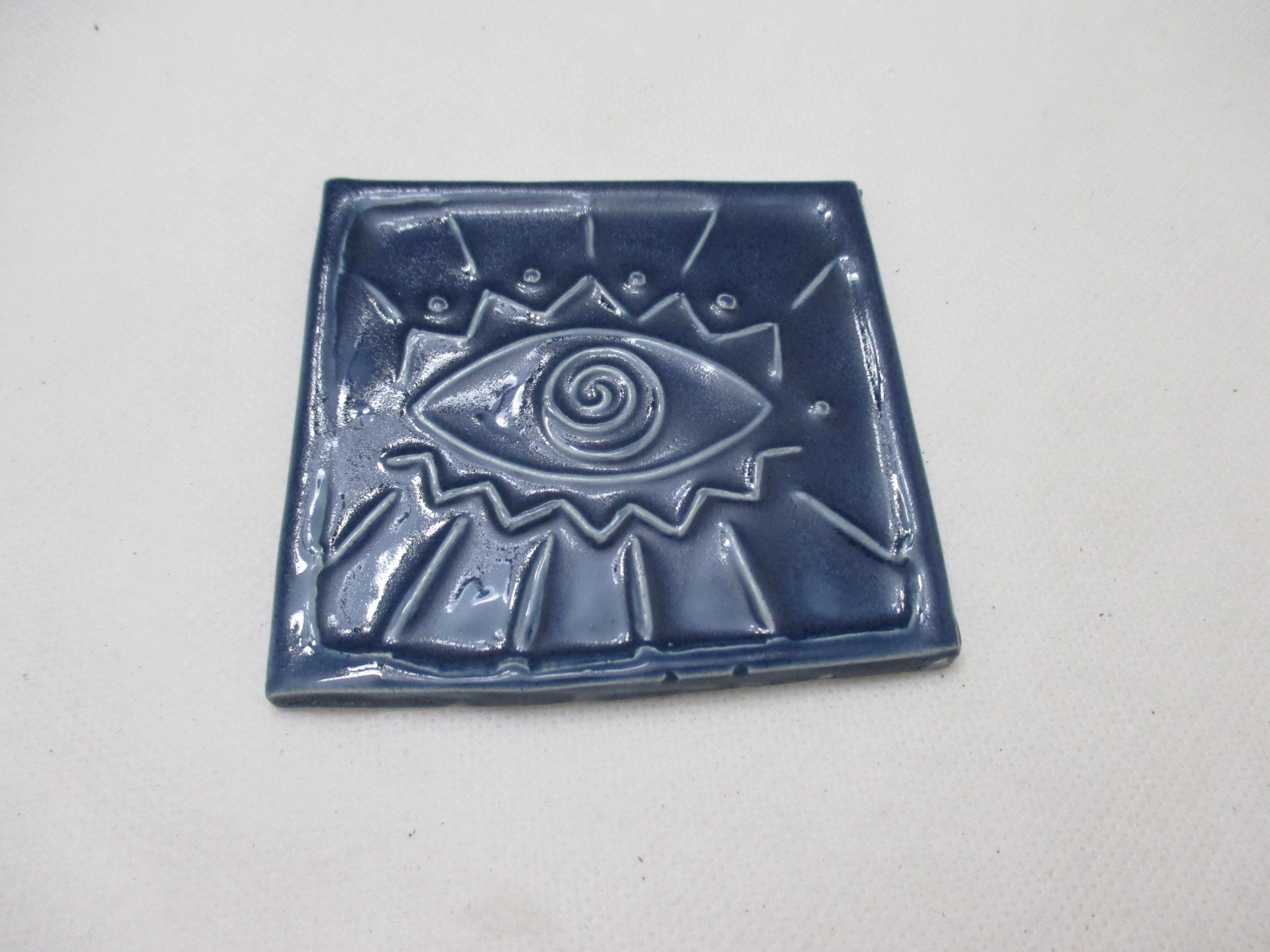 Ye - EVIL EYE Tile - Ceramic Mosaic Tile - Etsy