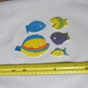 X5 - FUNNY FISH Tiles - Ceramic Mosaic Tiles - Etsy