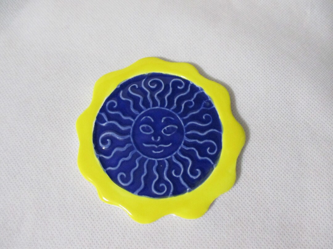 Bbb - INTRICATE SUN Tile - Ceramic Tile - Etsy