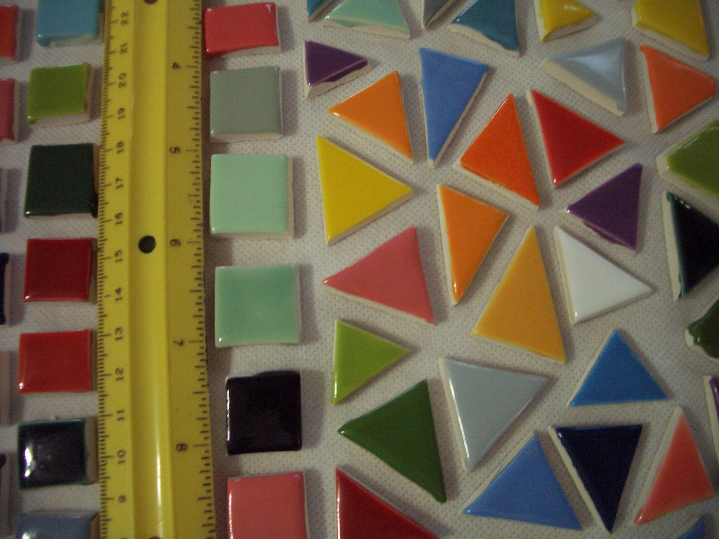 Ceramic Mosaic Tiles Fun 127G CHICKLETS 127 pcs COLORFUL Tiny Tiles ...