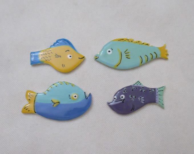 F - FUNNY FISH Tiles - Ceramic Mosaic Tiles - Etsy