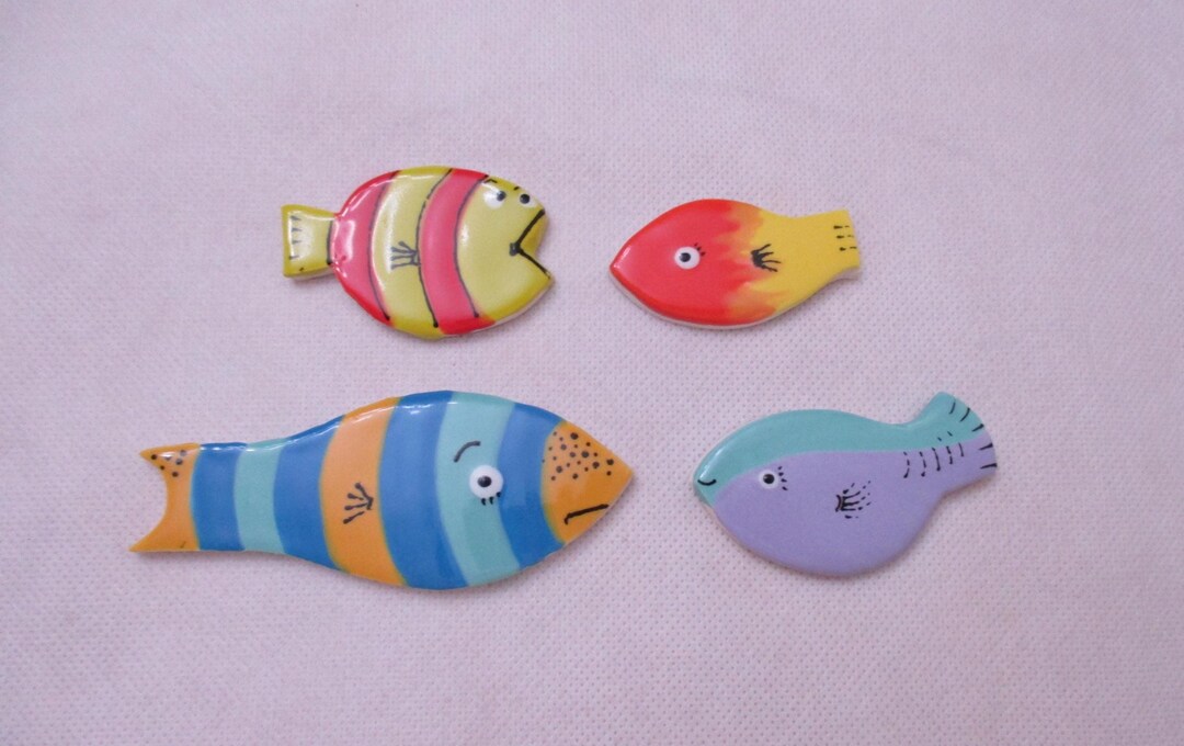 A - FUNNY FISH Tiles - Ceramic Mosaic Tiles - Etsy