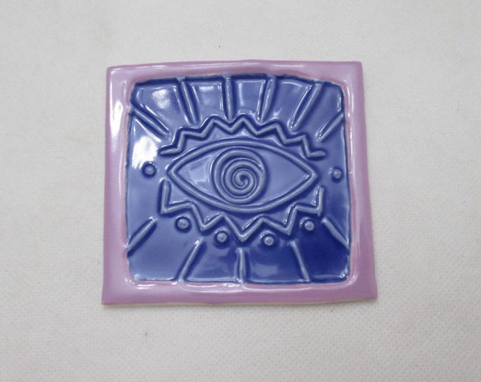 Boi - EVIL EYE Tile - Ceramic Mosaic Tile - Etsy