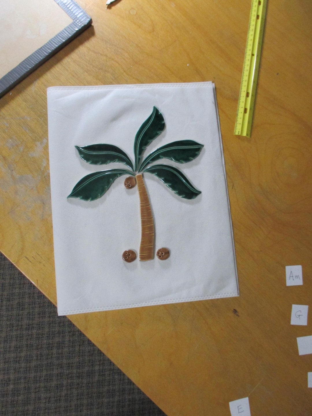 E LG PALM Tree W Coconuts Ceramic Mosaic Tiles - Etsy