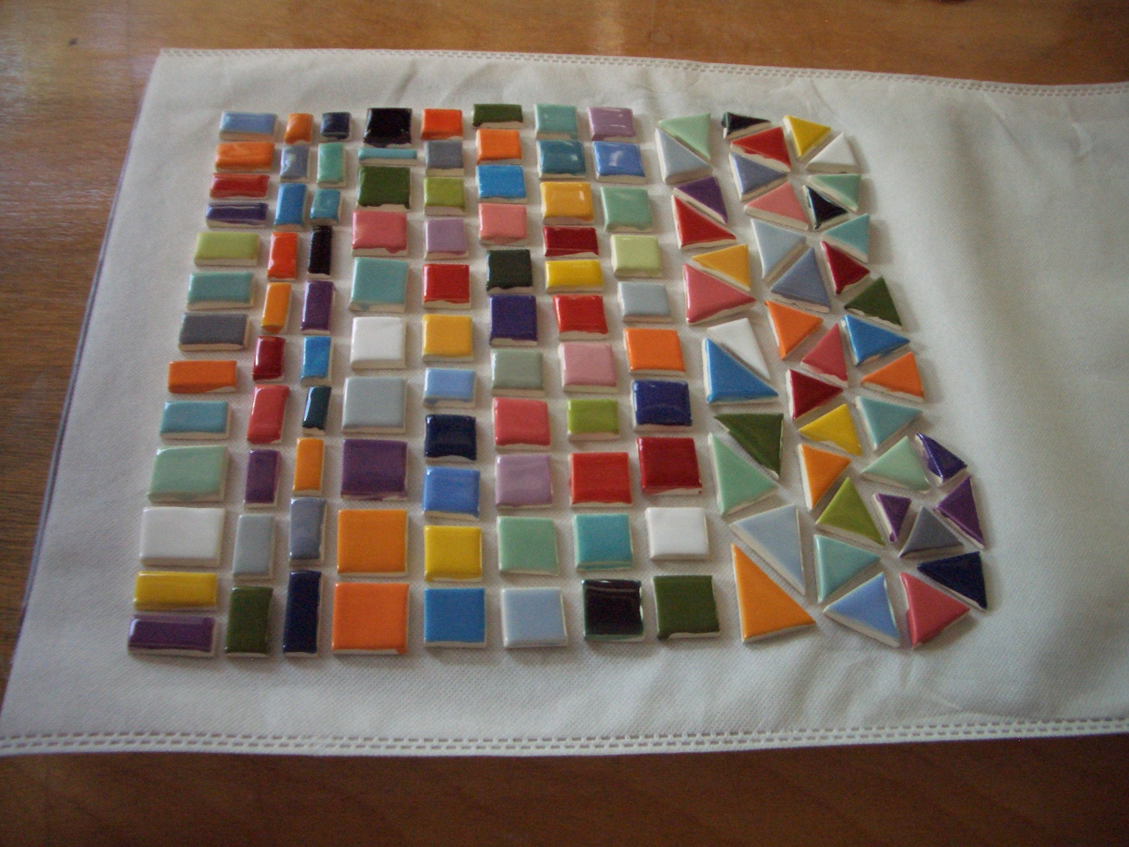 Ceramic Mosaic Tiles Fun 127G CHICKLETS 127 pcs COLORFUL Tiny Tiles ...