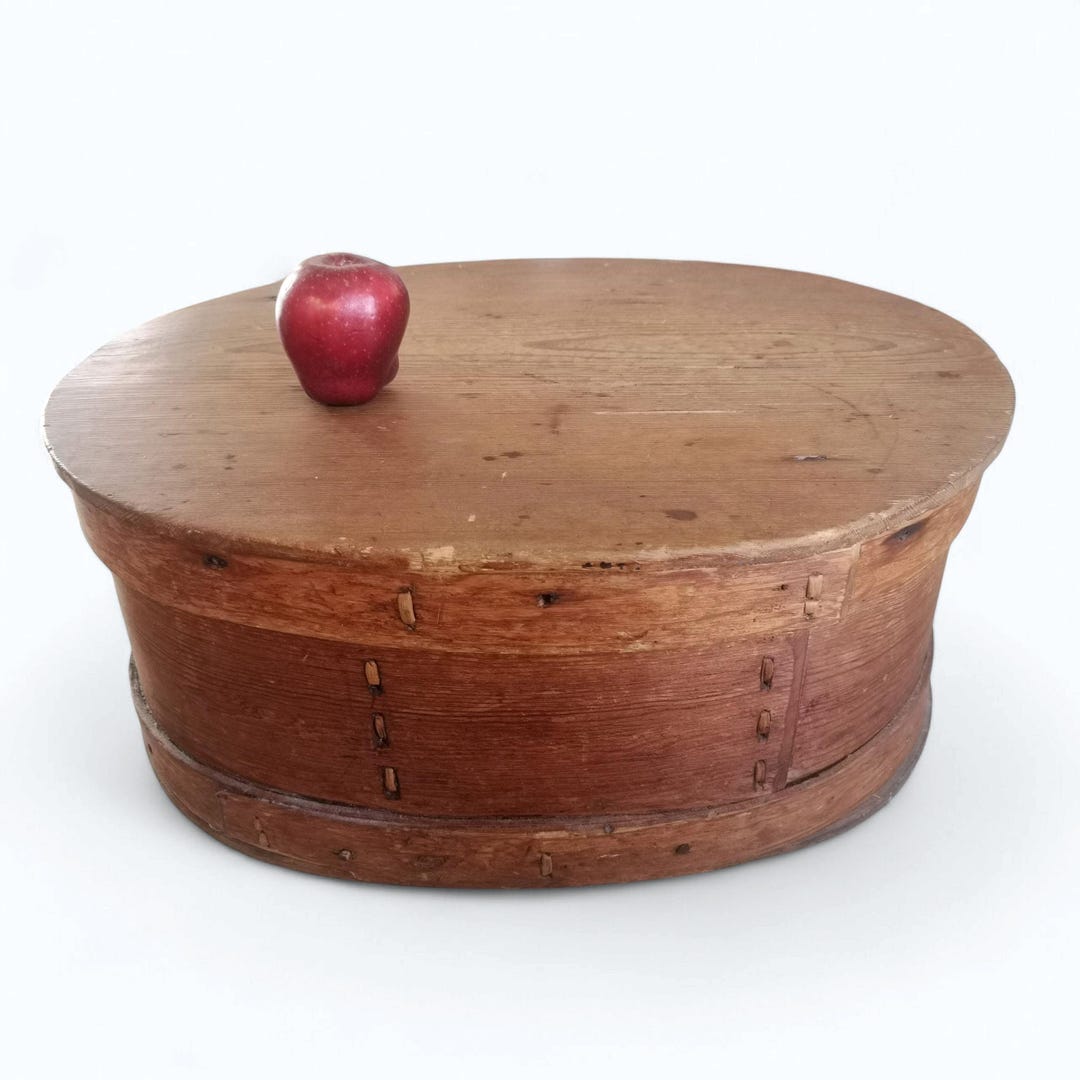 Large Antique Wooden Storage Box "svepask" Folk Art 19th Sweden - Etsy