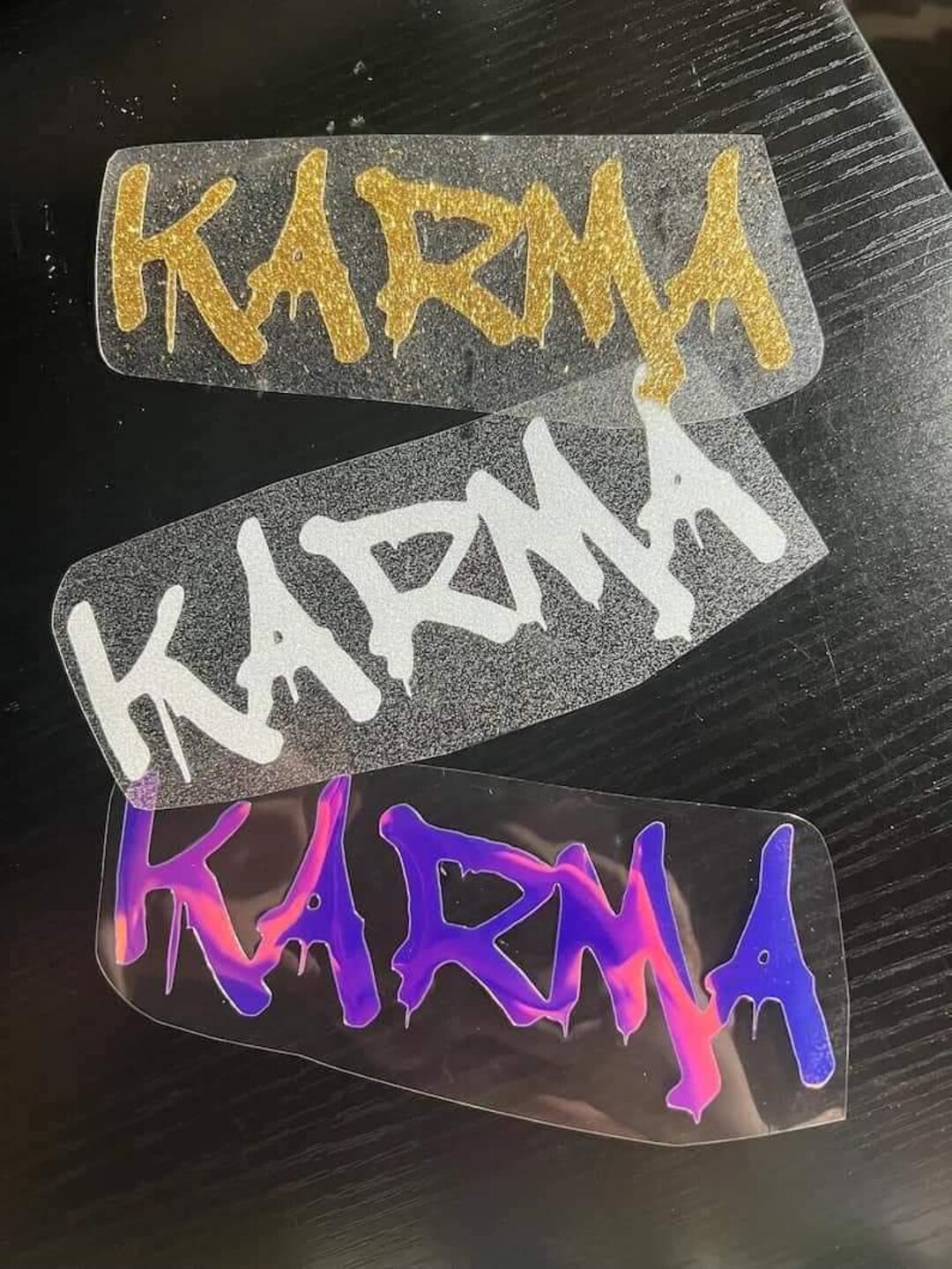 Iron-on Karma Decal - Etsy