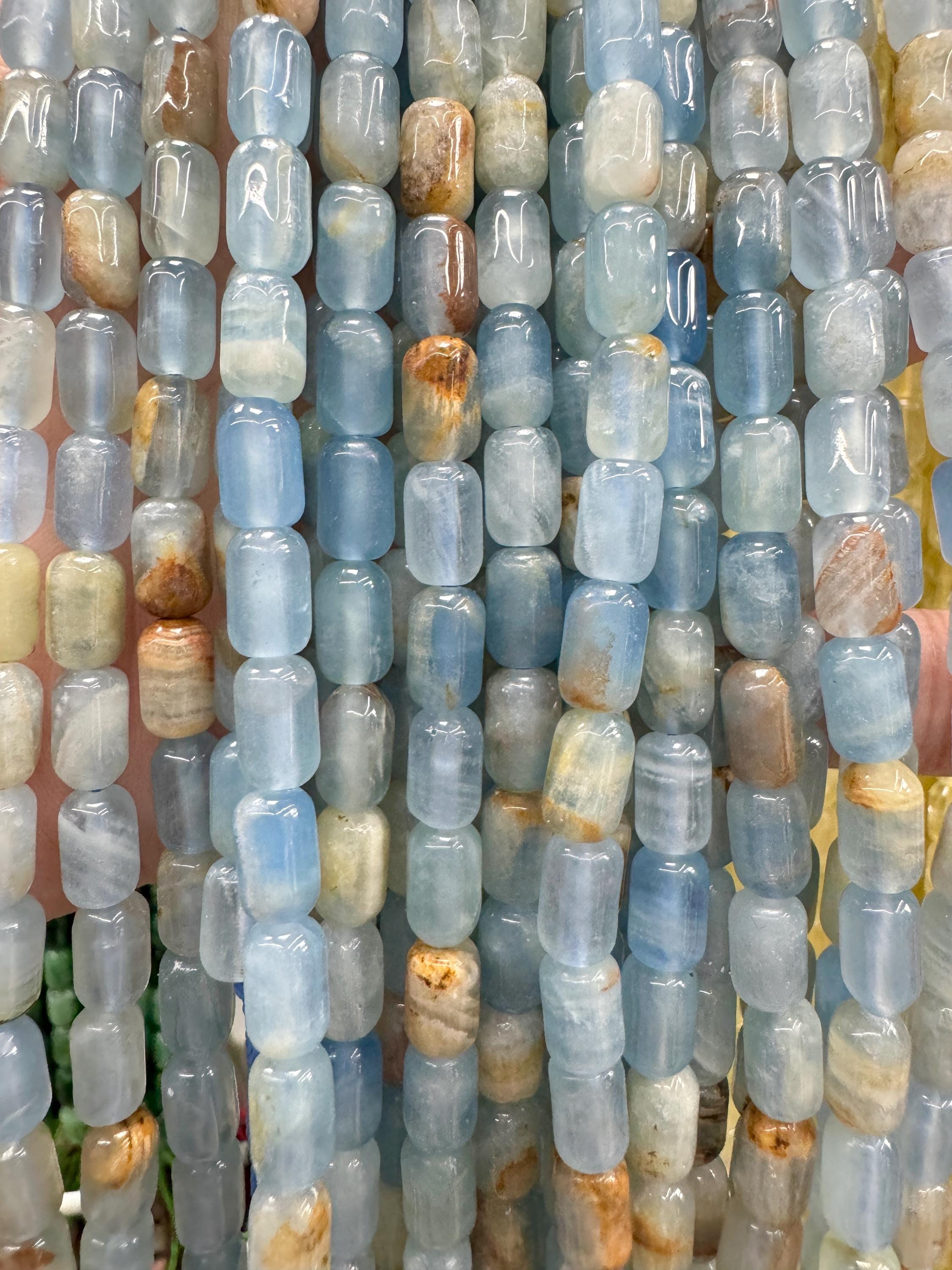 6*9MM Natural Calcite Cylindrical Beads, Loose Beads, DIY Jewelry ...