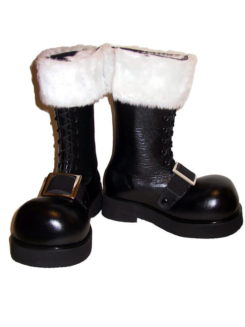 Professional Santa Claus Boots Shoes Costume Christmas - Etsy